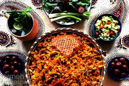 Loobia Polo (The Perfect Persian Green Bean Rice) - Termeh Travel Blog